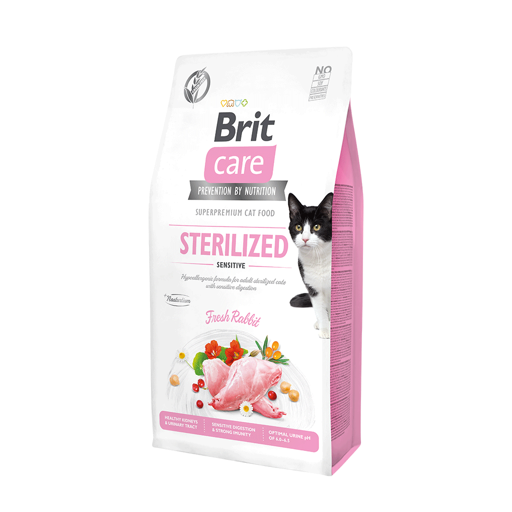 BRIT CARE CAT STERILIZED SENSITIVE - FRESH RABBIT | Brit