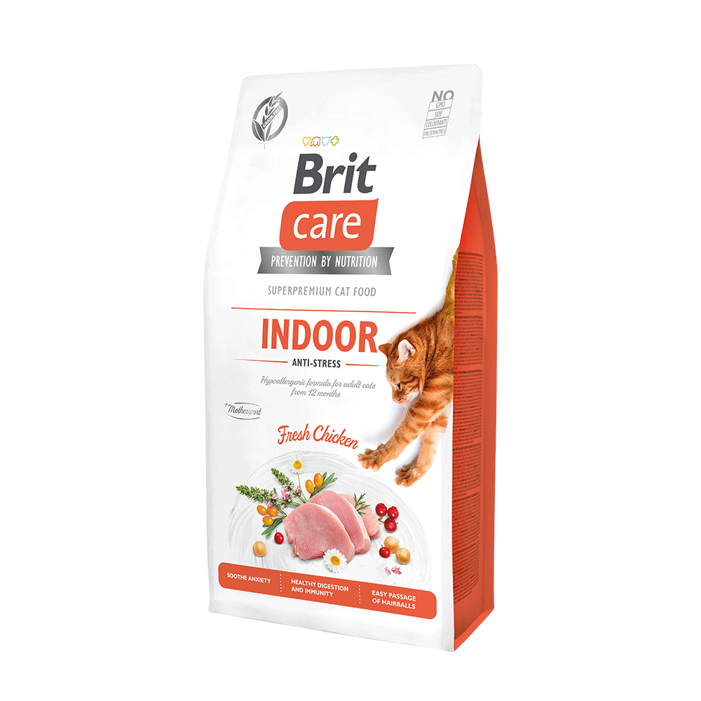 BRIT CARE CAT INDOOR ANTI-STRESS - FRESH CHICKEN | Brit
